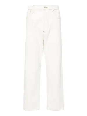 Kenzo Asagao Cropped Jeans - Neutrals
