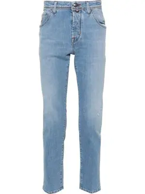 Jacob Cohen Scott Low-rise Slim-fit Jeans - Blue