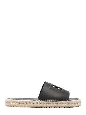 Dolce & Gabbana Dg Logo Espadrilles - Black