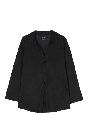 Majestic Filatures Classic-collar Shirt - Black