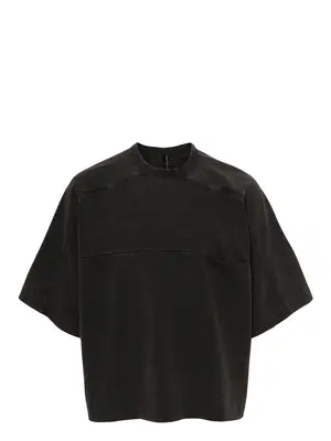 ENTIRE STUDIOS Panelled Organic-cotton T-shirt - Black