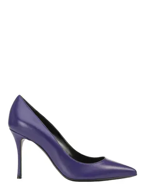 SERGIO ROSSI Godiva 90mm Leather Pumps - Purple