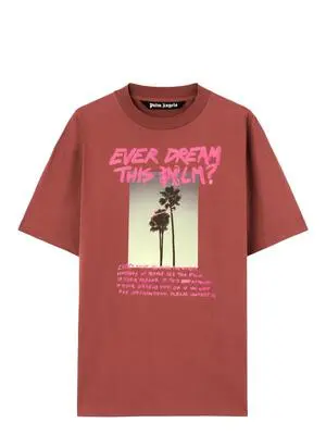 Palm Angels Palm Dream Cotton T-shirt - Red