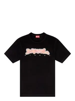 DIESEL® T-just-n16 Graphic-print T-shirt - Black