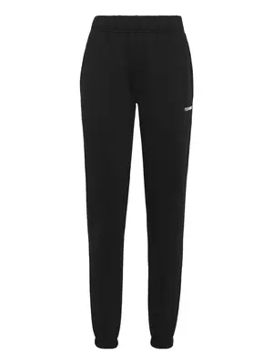 PLEIN SPORT Logo-print Skinny Track Pants - Black