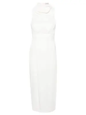 THE MANNEI Lomma Sleeveless Midi Dress - White