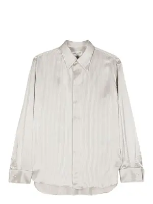 SAINT LAURENT Saint Laurent Striped Silk Shirt