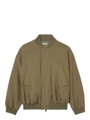 Fear Of God Virgin Wool Bomber Jacket - Brown