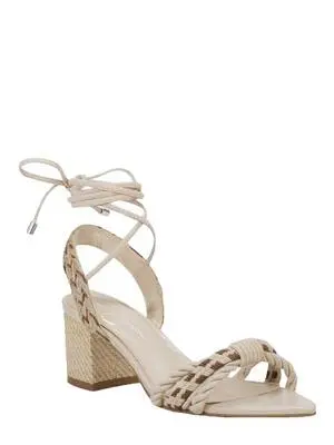 Jessica Simpson Jessica Simpson Prim Ankle Wrap Sandal Cream