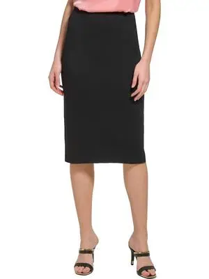 Dkny DKNY Pull-On Pencil Skirt Black