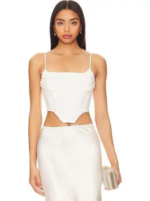 Bardot Jocosa Corset Top - Orchid White