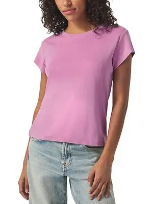 Splendid Faye Crewneck Tee Raspberry Ice