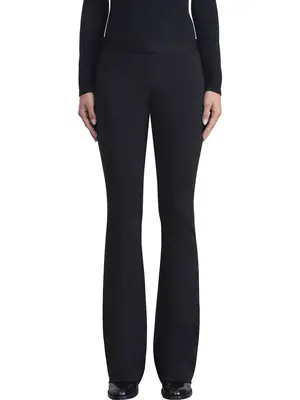 Lafayette 148 New York Plus-size Secco Stretch Waldorf Flare Pant - Black