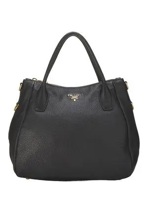 PRADA Prada Vitello Daino Sacca 2 Manici Tote Bag