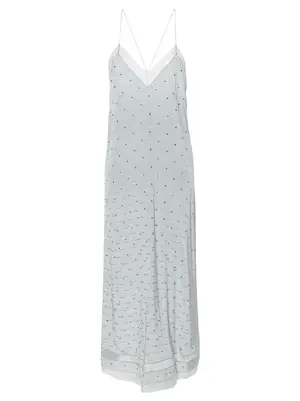 Zadig&Voltaire Silk Maxi Dress - Blue