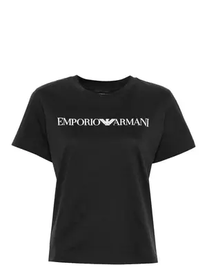 Emporio Armani Logo-print T-shirt - Blue