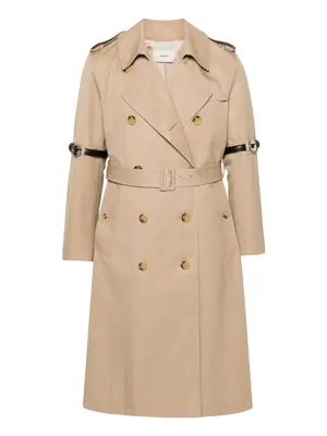 Coperni Belt-detail Trench Coat - Neutrals