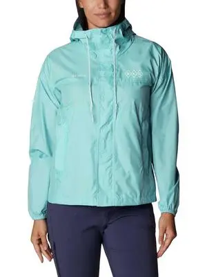 Columbia Sporting Kansas City Flash Challenger Omni-shade Full-zip Windbreaker Jacket - Mint