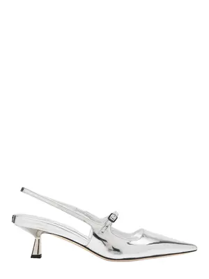 JIMMY CHOO Jimmy Choo Didi Metallic Mary Jane Slingback Pumps