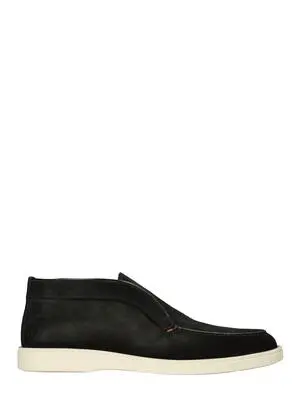 Santoni Detroit Suede Desert Boots - Black