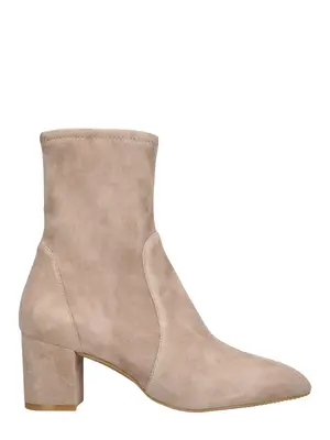 STUART WEITZMAN Stuart Weitzman Yuliana Ankle Boots Beige