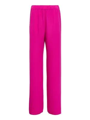 Valentino Garavani High-rise Palazzo Pants - Pink