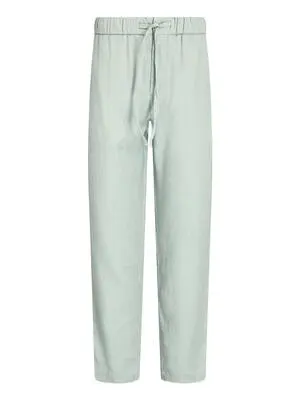 Frescobol Carioca Oscar Linen And Cotton-blend Drawstring Pants - Mint