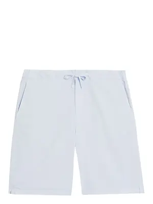 Frescobol Carioca Sergio Cotton-blend Twill Shorts - Sky Blue