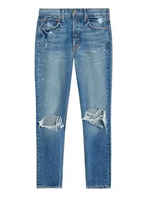 GRLFRND Karolina High-rise Skinny Jeans - Mid Denim
