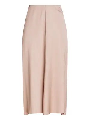 Vince Satin Midi Skirt - Blush