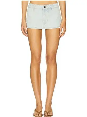Lioness Rhode Mini Skirt Light Denim