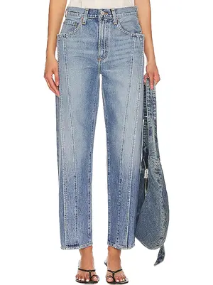 AGOLDE Fold Wide Leg Jeans - Navigate
