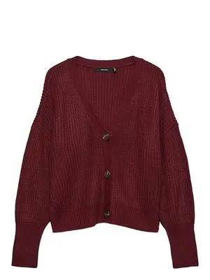 Vero Moda Lea V-neck Cardigan - Syrah
