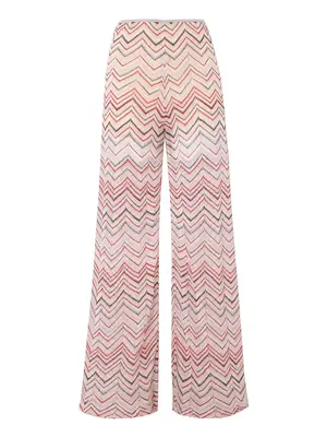 Missoni Sequin-embellished Crochet-knit Pants - Ivory