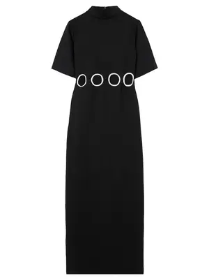 DESTREE Yayoi Cutout Midi Dress - Black