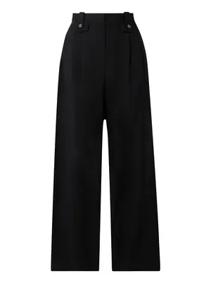 DESTREE Charlotte Woven Wide-leg Pants - Black