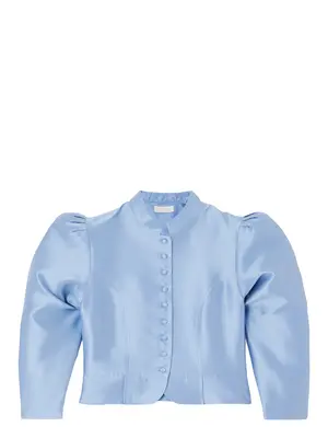 DESTREE Amoako Cropped Jacket Blue