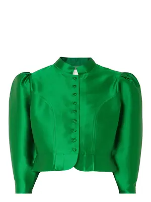 DESTREE Amoako Cropped Jacket Green