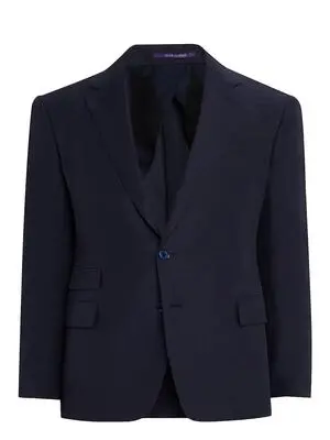 Ralph Lauren Purple Label Kent Hand-tailored Sport Coat - Navy