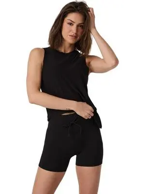 Vuori Energy Long Tank Top - Black
