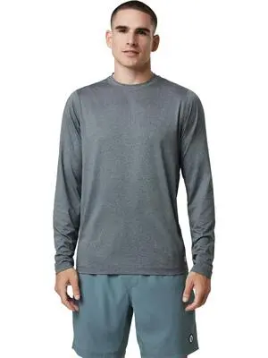 Vuori Long Sleeve Performance Tee - Heather Grey
