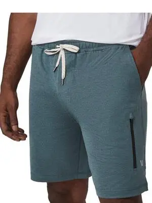 Vuori Sunday Performance 8" Shorts - Blue Sea Heather
