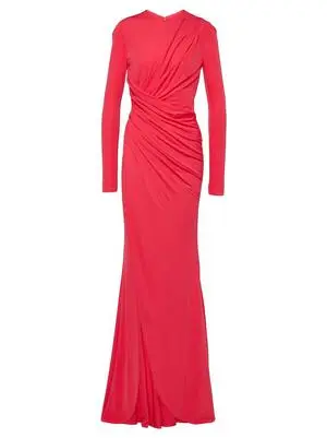 Elie Saab Gathered Gown - Pink