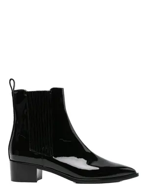 SCAROSSO Olivia 40mm Chelsea Boots - Black