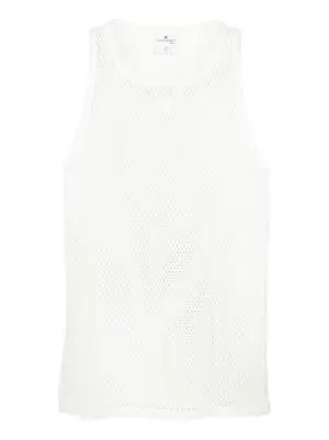COURREGES Ac Mesh Tank Top - White