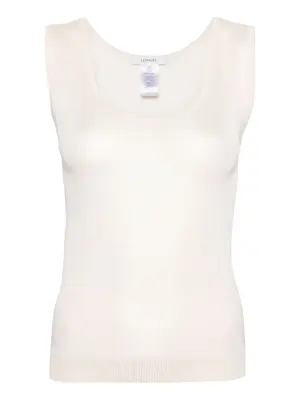 LEMAIRE Seamless Semi-sheer Tank Top - Neutrals