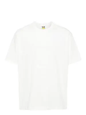 A BATHING APE Logo-print Cotton T-shirt - White