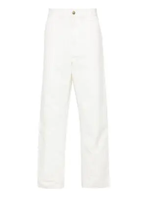 Carhartt Work In Progress Organic Cotton Canvas Trousers - White