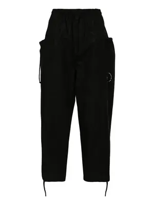 CRAIG GREEN Drawstring-waist Wide-leg Trousers - Black