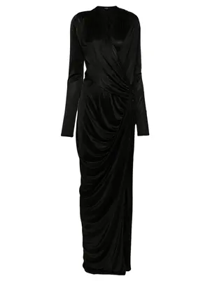 ATLEIN Gathered Wrap Gown